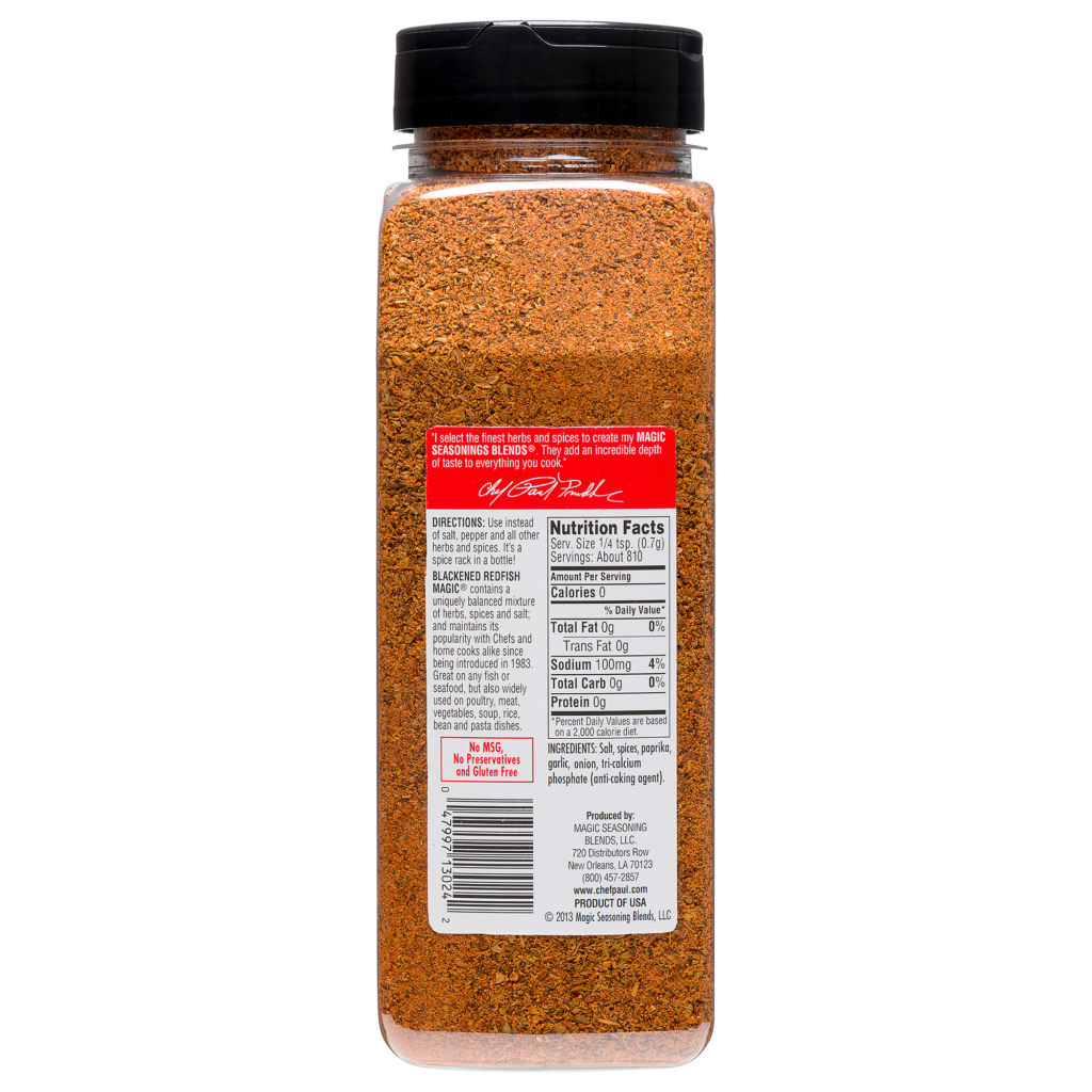 Blackened Redfish Magic® - Magic Seasoning Blends