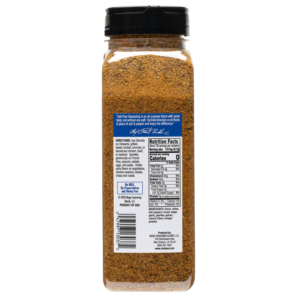 Magic Salt Free Seasoning - Magic Seasoning Blends